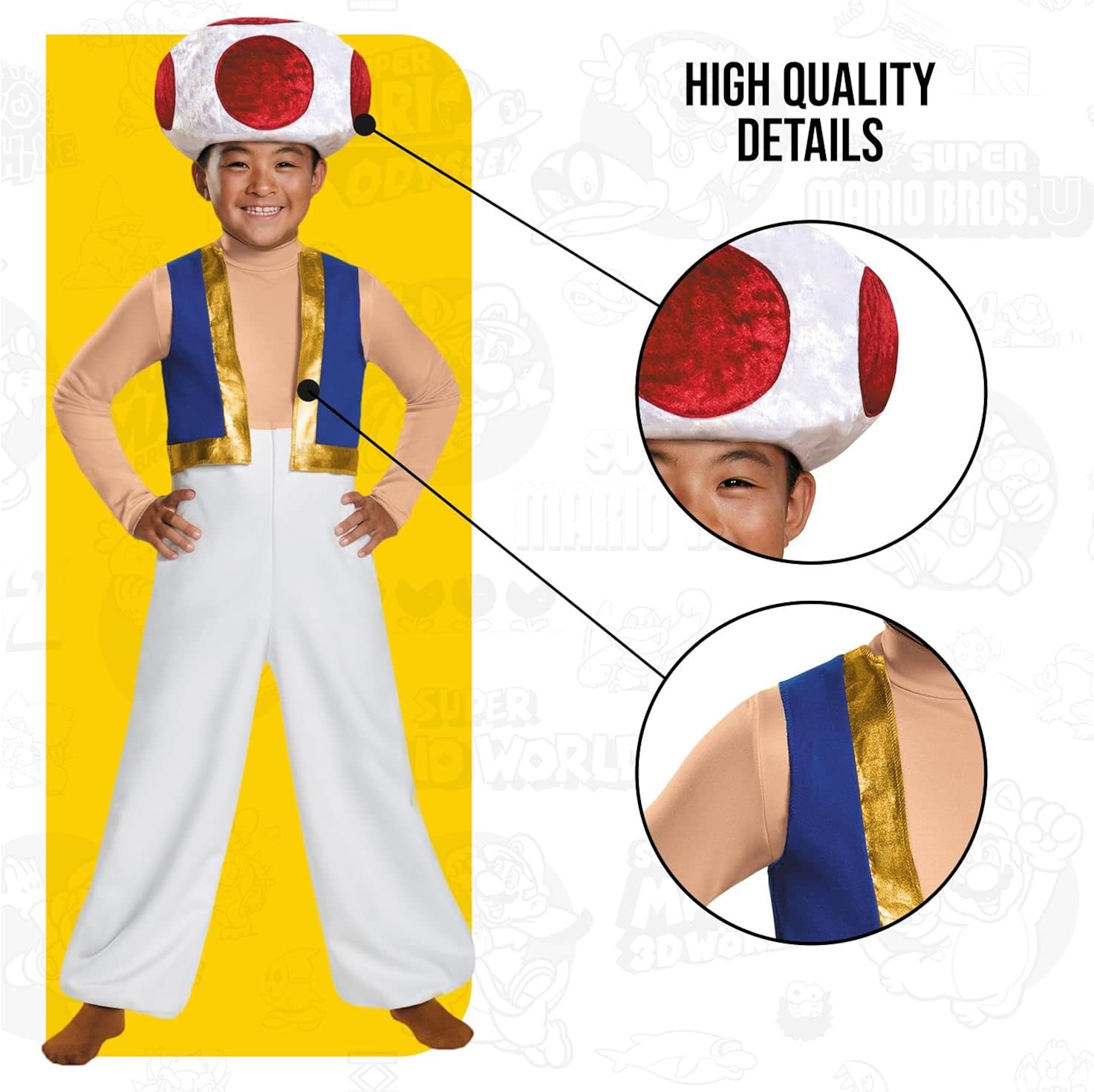 Amazon.com: Boys Toad Deluxe Costume : Clothing, Shoes & Jewelry