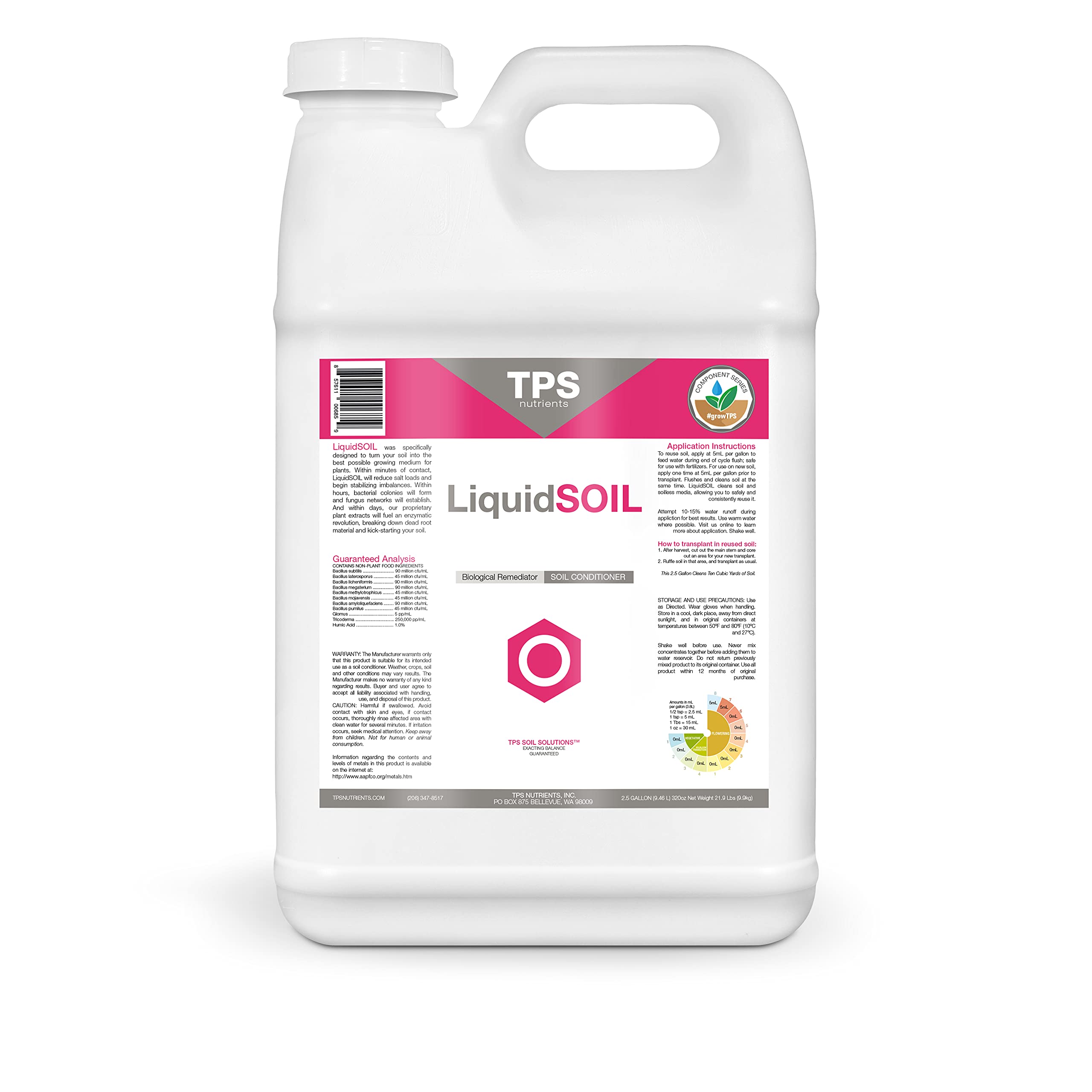 Buy LiquidSoil Living Soil Formula Salt Binding Flushing Agent and ...