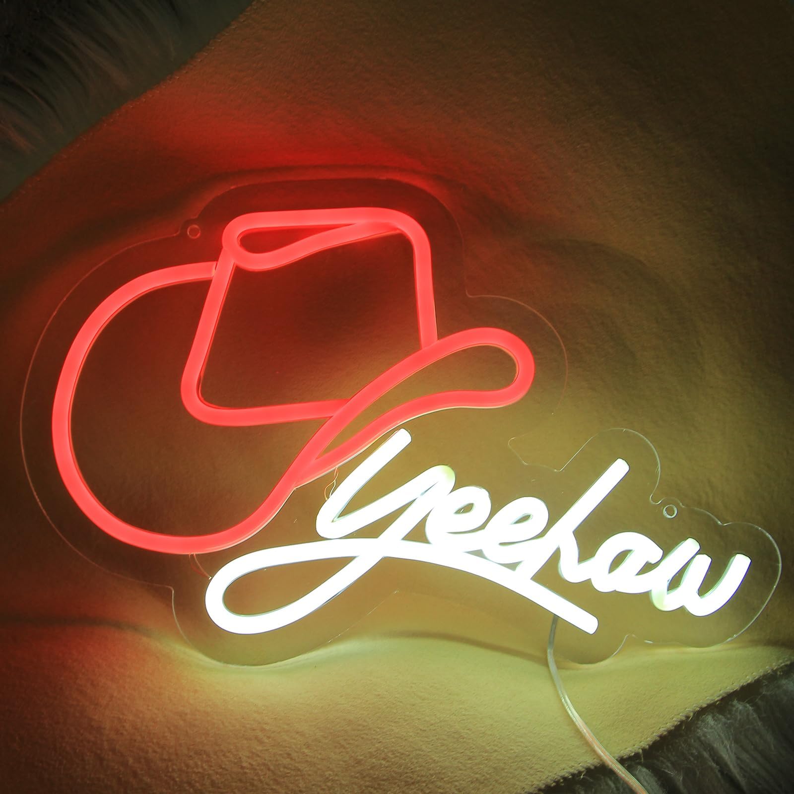 Snapklik.com : Cowboy Hat Neon Sign Cowboy Neon Signs For Man Cave Beer ...