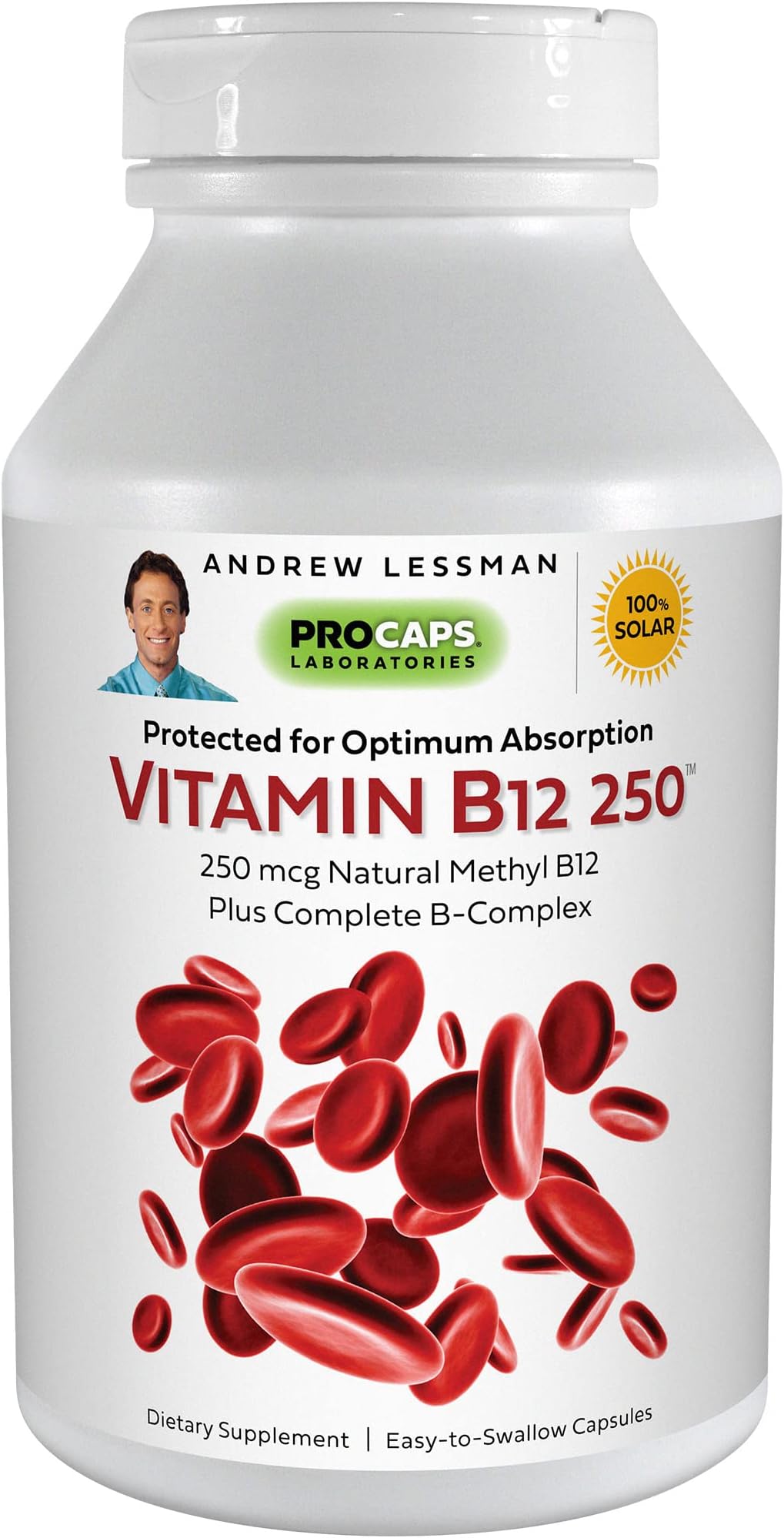 Amazon.com: ANDREW LESSMAN Vitamin B12 250 180 Capsules – Absorption ...