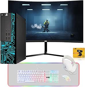 Amazon.com: TechMagnet Gaming PC Desktop, Intel Core i7, Siwa 8, AMD RX 550 4GB DDR5, 16GB RAM ...