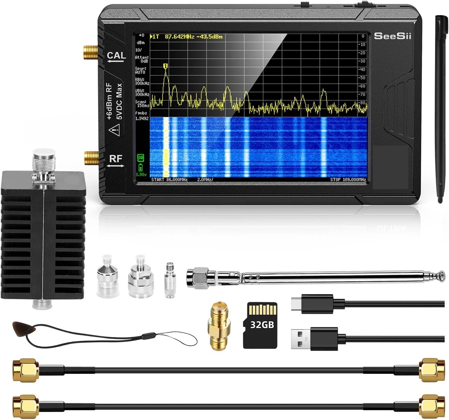Spectrum Analyzer,Tiny Frequency Analyzer, Ultra Spectrum Analyzer with ...