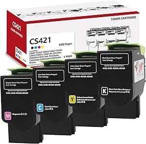Amazon.com: 78C10K0 78C10C0 78C10M0 78C10Y0 High Capacity Toner ...
