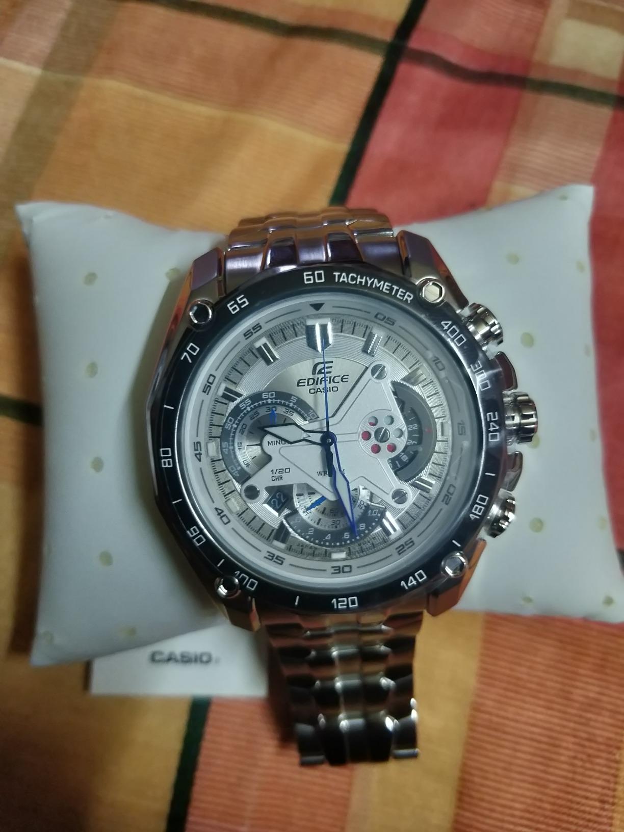 Casio Edifice Chronograph White Dial Men's Watch - EF-550D-7AVDF(ED391 ...