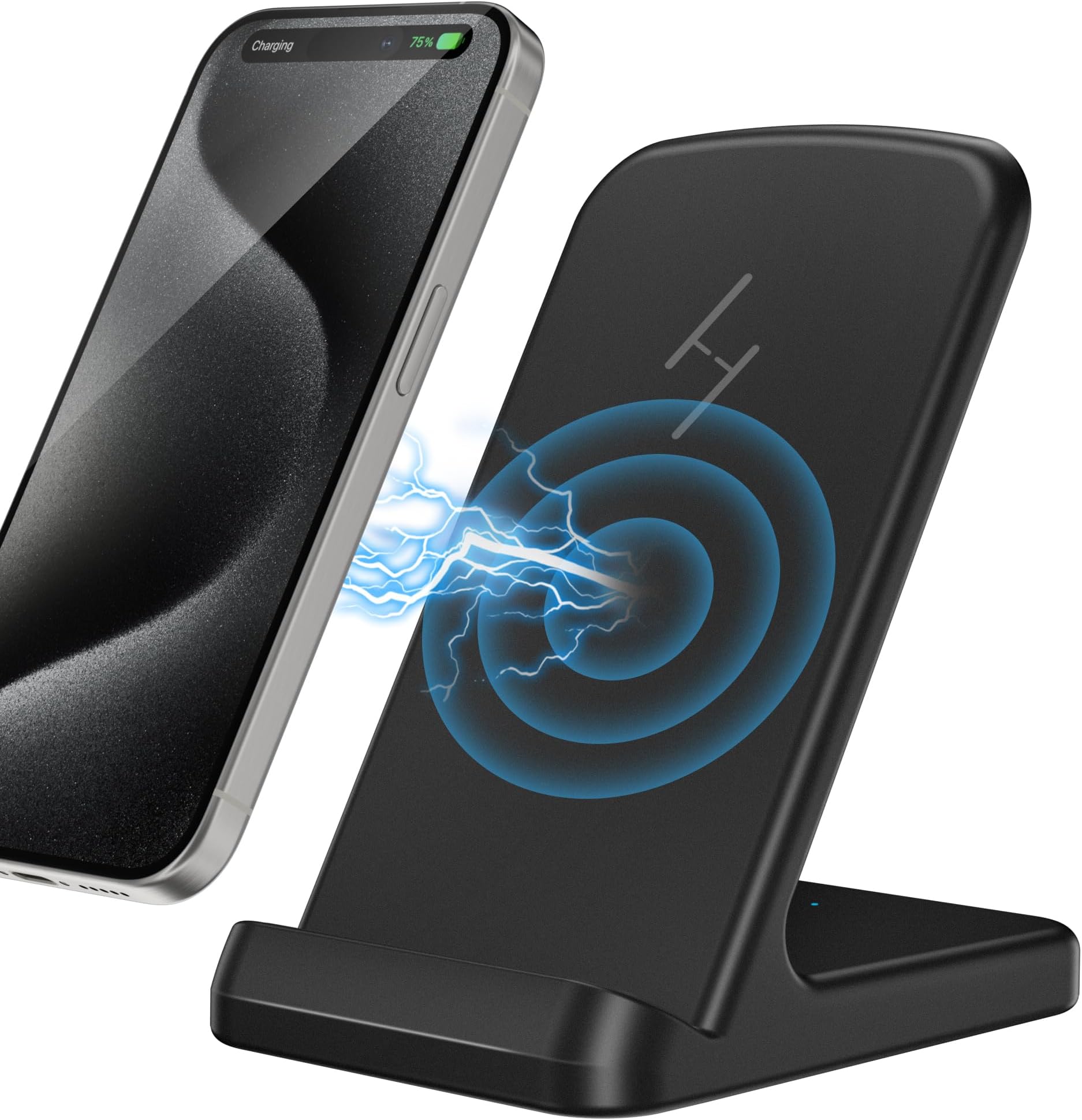 Zestiq Wireless Charger, 15W Wireless Charging Stand for iPhone 16 15 ...
