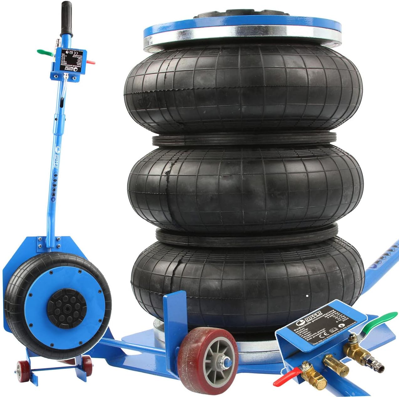 Sollevatore Pneumatico 6T Cric Martinetto per Auto | Portatile | 6-12 ...