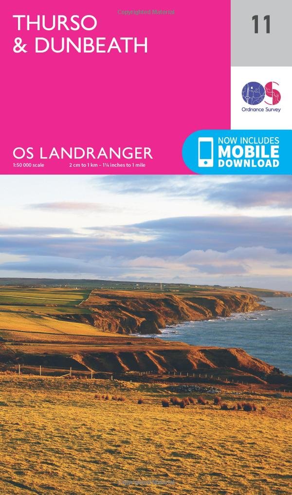 Thurso & Dunbeath Map | Westerdale & Lybster | Ordnance Survey | OS ...