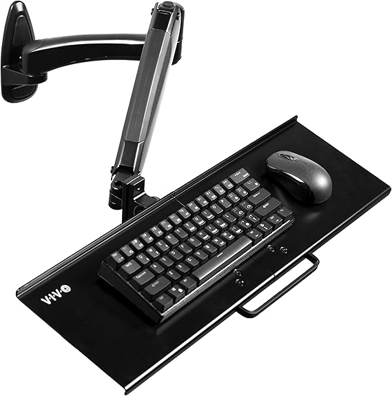 Amazon.com: VIVO Sit-Stand 24 Inch Pneumatic Spring Keyboard and Mouse ...