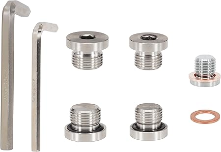 Amazon.com: Dsnaduo 5 PCS Stainless Steel Engine Front Differential ...