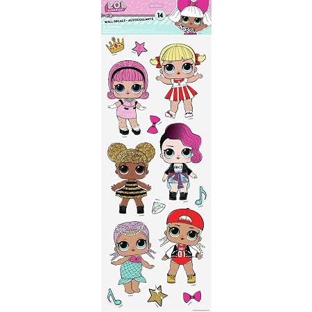 RoomMates RMK3888SCS LOL Surprise! Peel and Stick Wall Decals ...