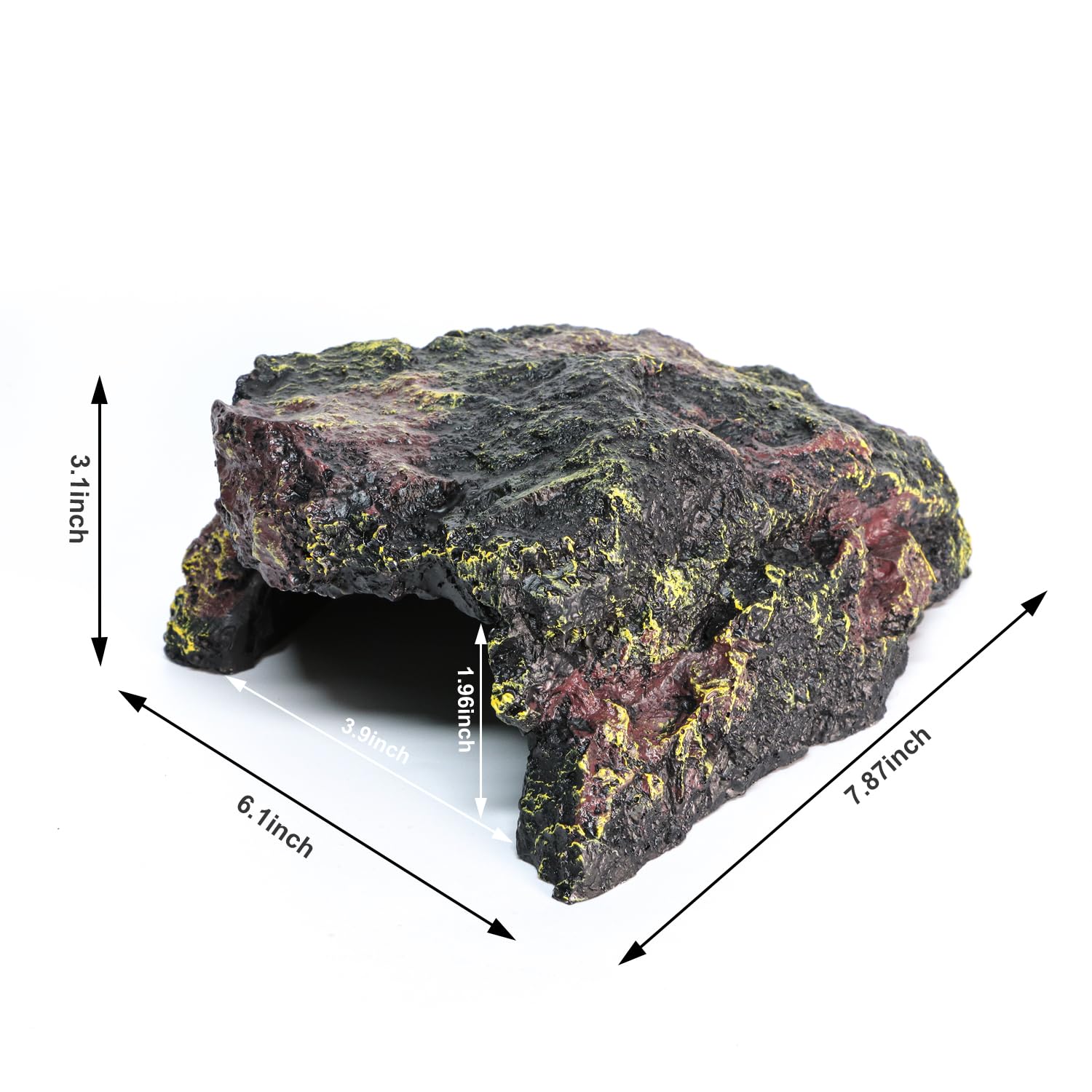 Snapklik.com : Lurmmue Reptile Rock Hide Cave, Aquarium Habitat Decor ...