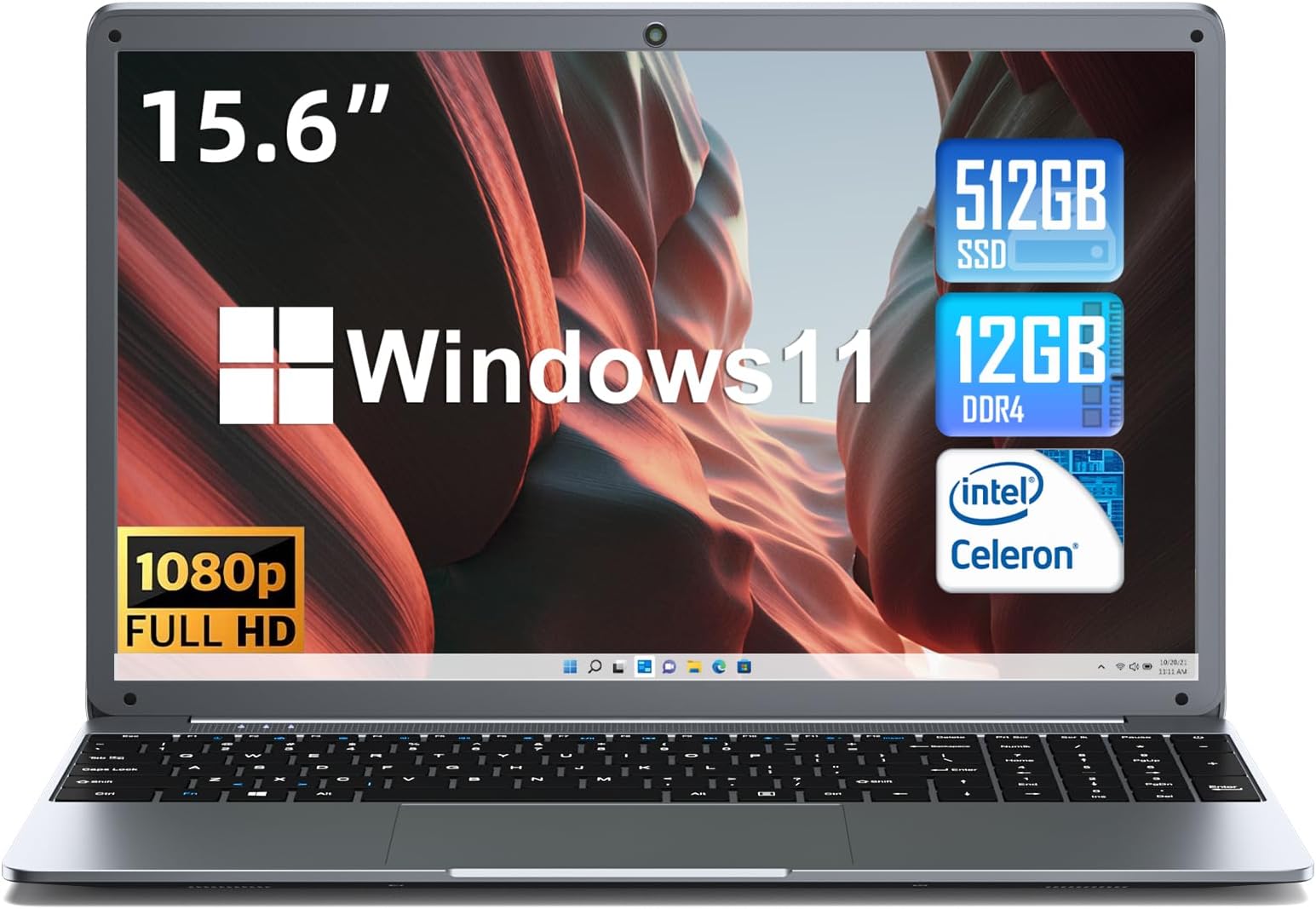 Amazon.com: MTWZMM Laptop, 15.6 Inch Window 11 Laptop, 8GB RAM 256GB ...