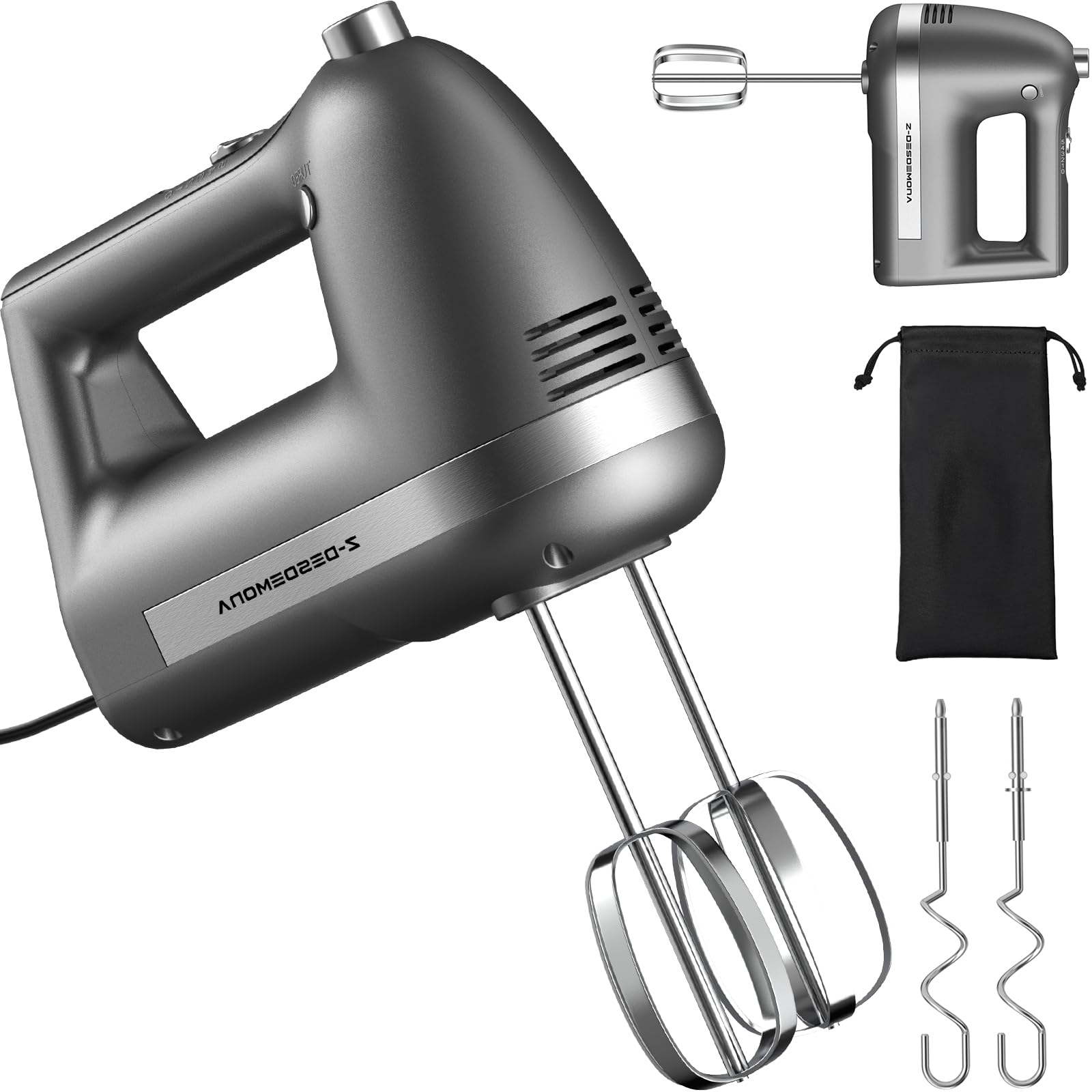 Amazon.com: Z-DESDEMONA Electric Hand Mixer, Powerful Hand Mixer ...