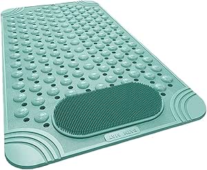 Amazon.com: 36X23 Non Slip Bath Mat Suction Cups Soft Anti Fatigue ...