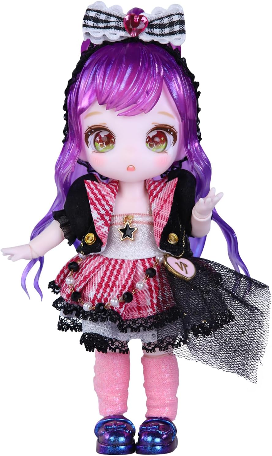 Amazon.com: ICY Fortune Days 13cm Ball Joint Doll Anime Style OB11 ...