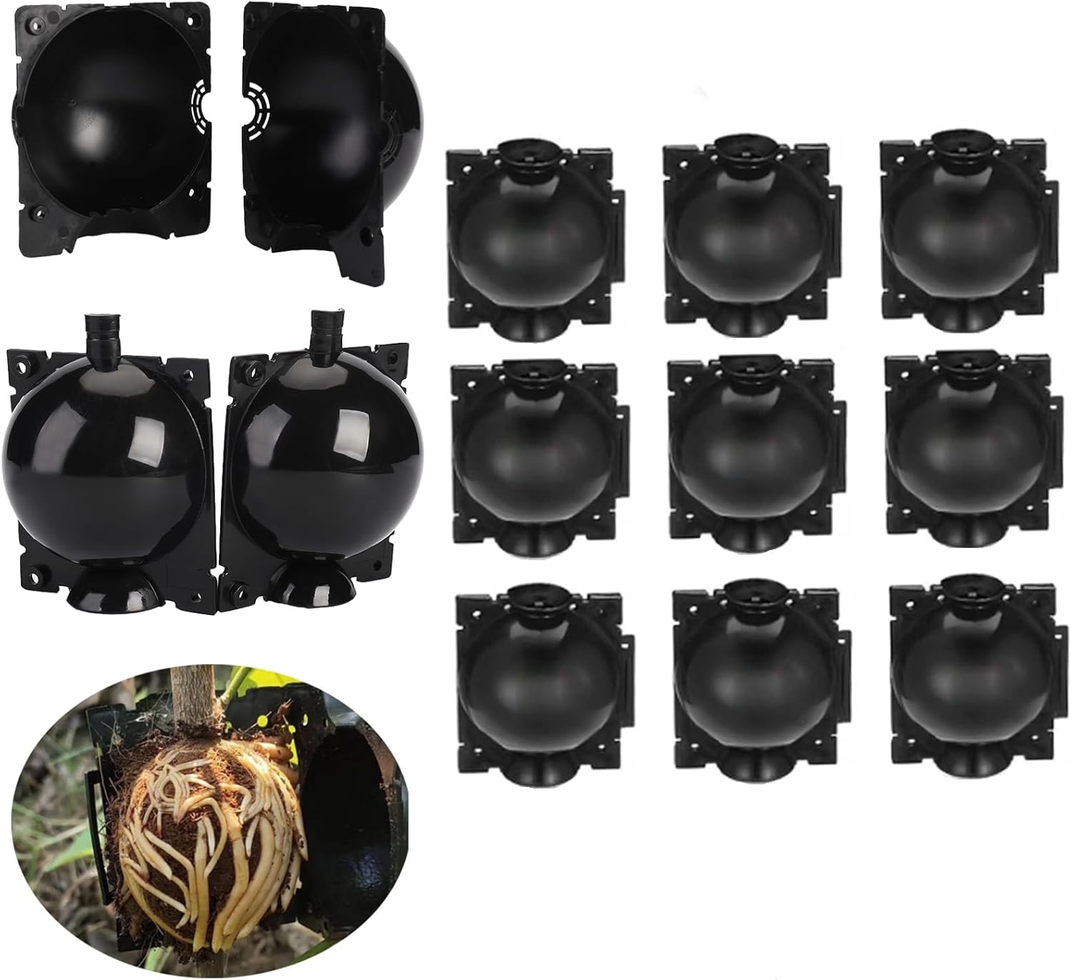 Amazon.com : HYSHLC Plant Rooting Grow Propagation Balls 11 Pcs Air ...