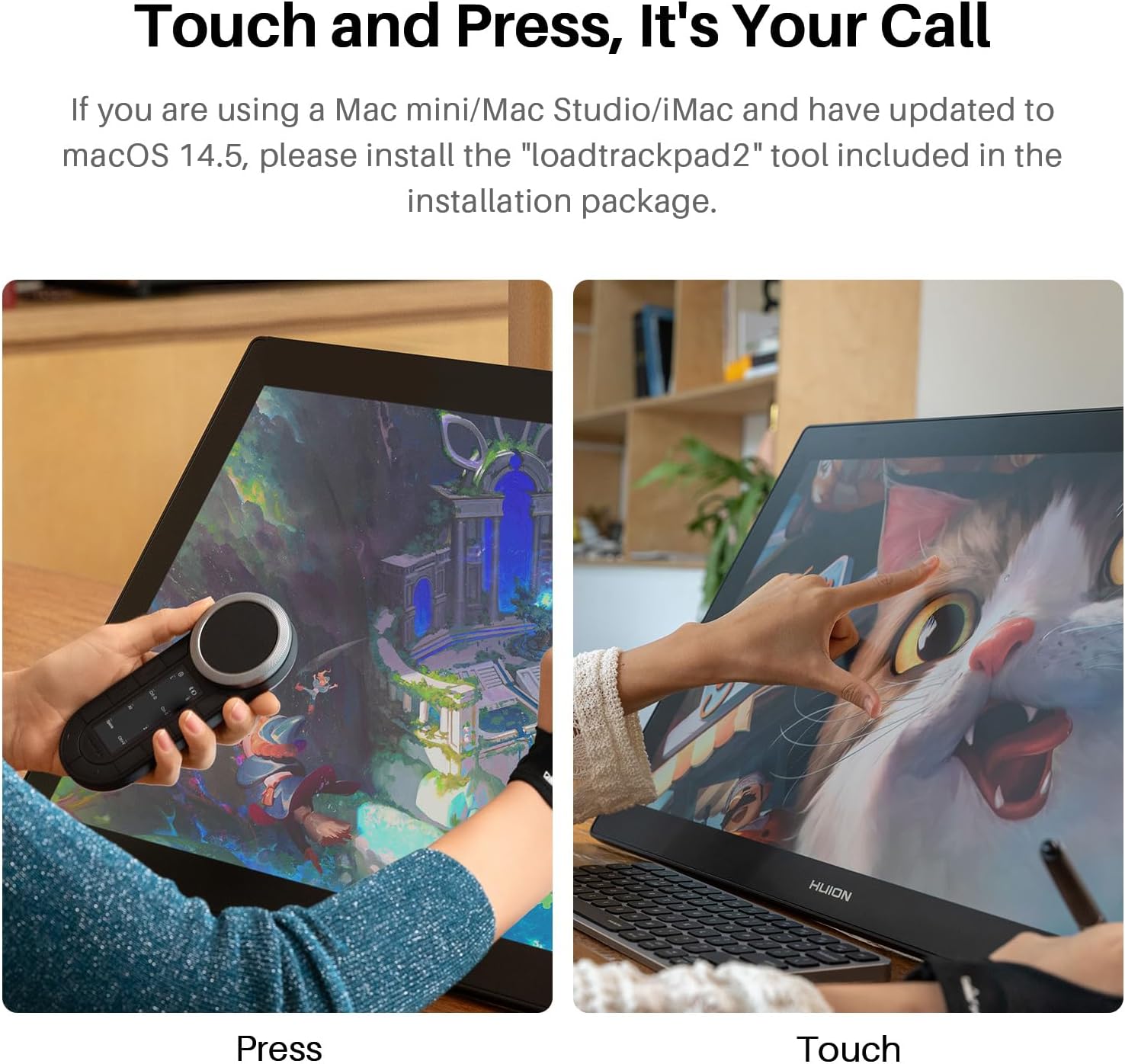 HUION KAMVAS Pro 24 (Gen 3) タッチ描画タブレット ユーザー マニュアル