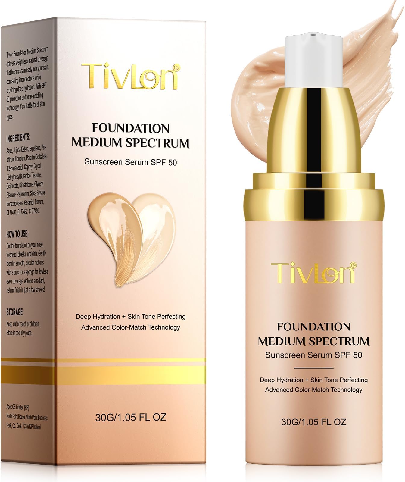 Amazon.com : Foundation Color Changing - Foundation 4 in 1 Medium/Light ...