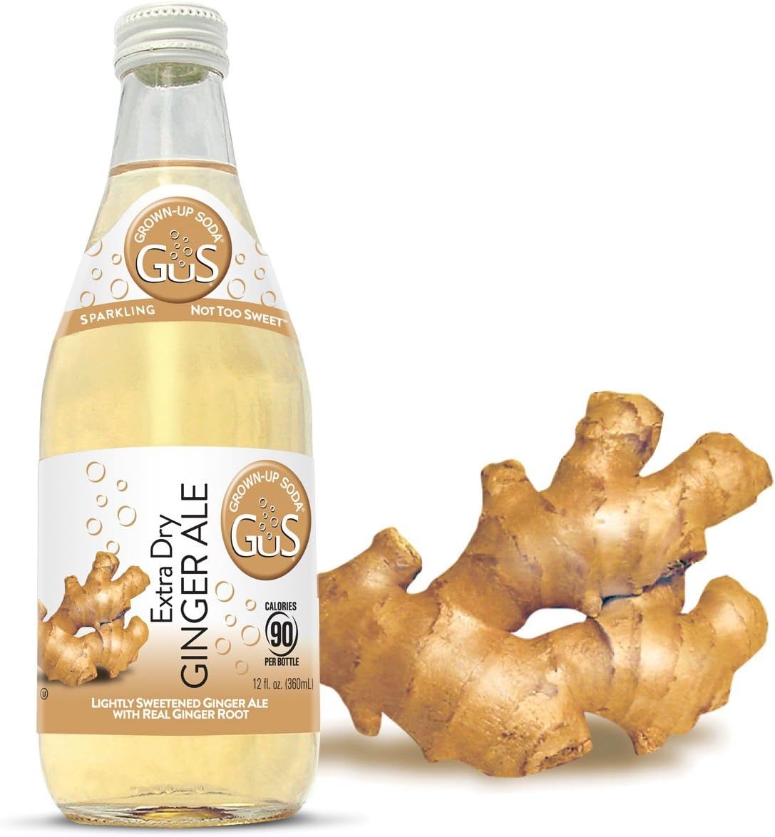 Amazon.com : Gus Soda, Soda Extra Dry Ginger Ale, 12 Fl Oz : Grocery ...