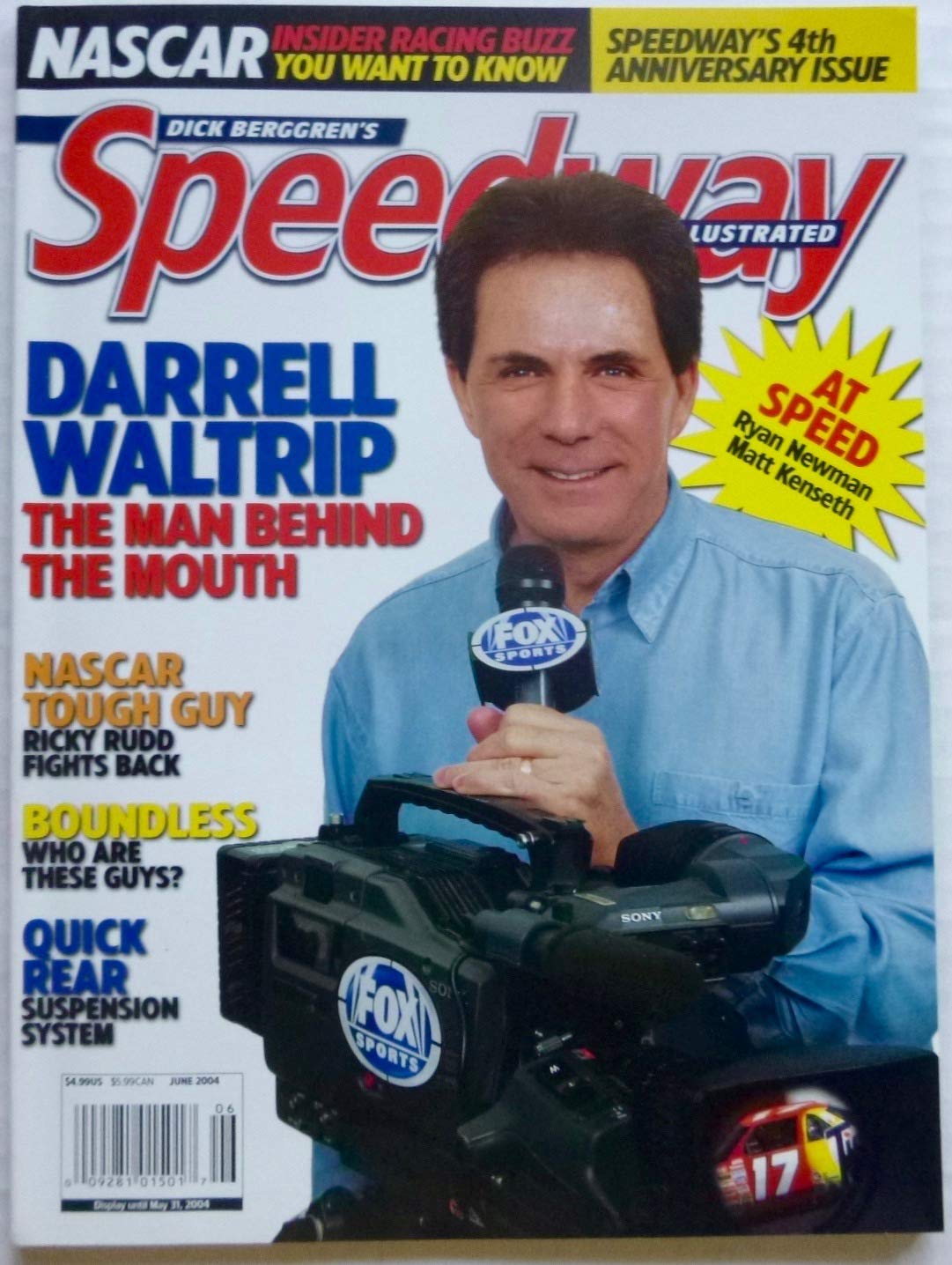 DICK BERGGREN'S SPEEDWAY ILLUSTRATED Magazine June 2004 (Darrell ...
