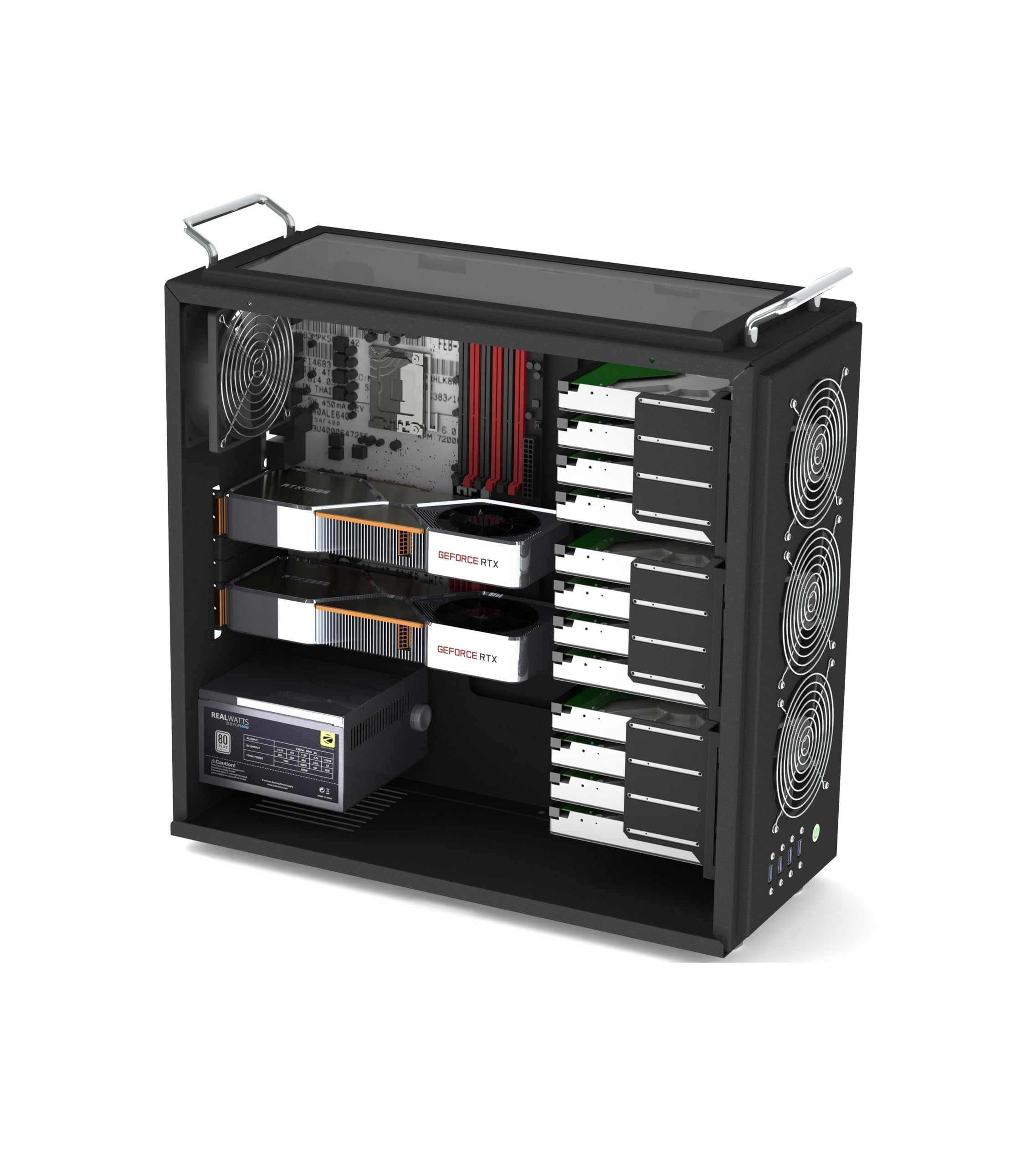 Amazon.in: Buy XtremeMiner IPC Industrial Gaming PC Case (EM-LR Full ...