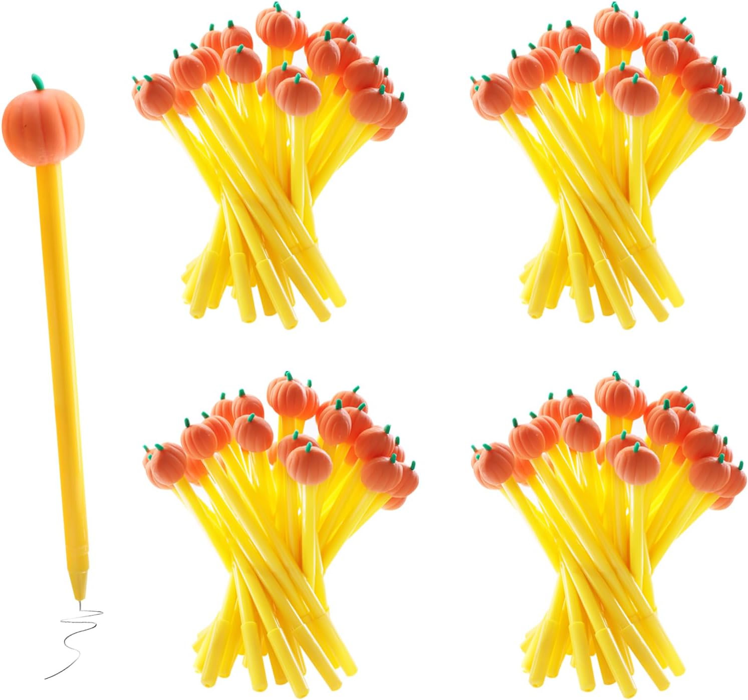 Amazon.com : DINGIXOC 100 PCS Fall Thanksgiving Pumpkin Pens Bulk with ...