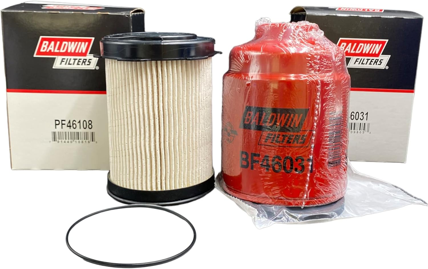 P&F Kit for Dodge Ram 6.7L Diesel Cummins Fuel Filter & Fuel/Water ...