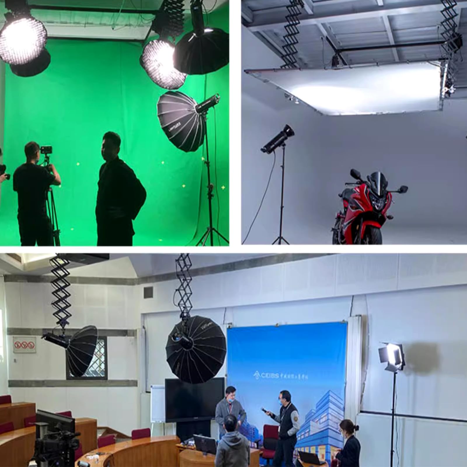 Konseen 2M Photography Ceiling Rail System Video Light Mount Support ...