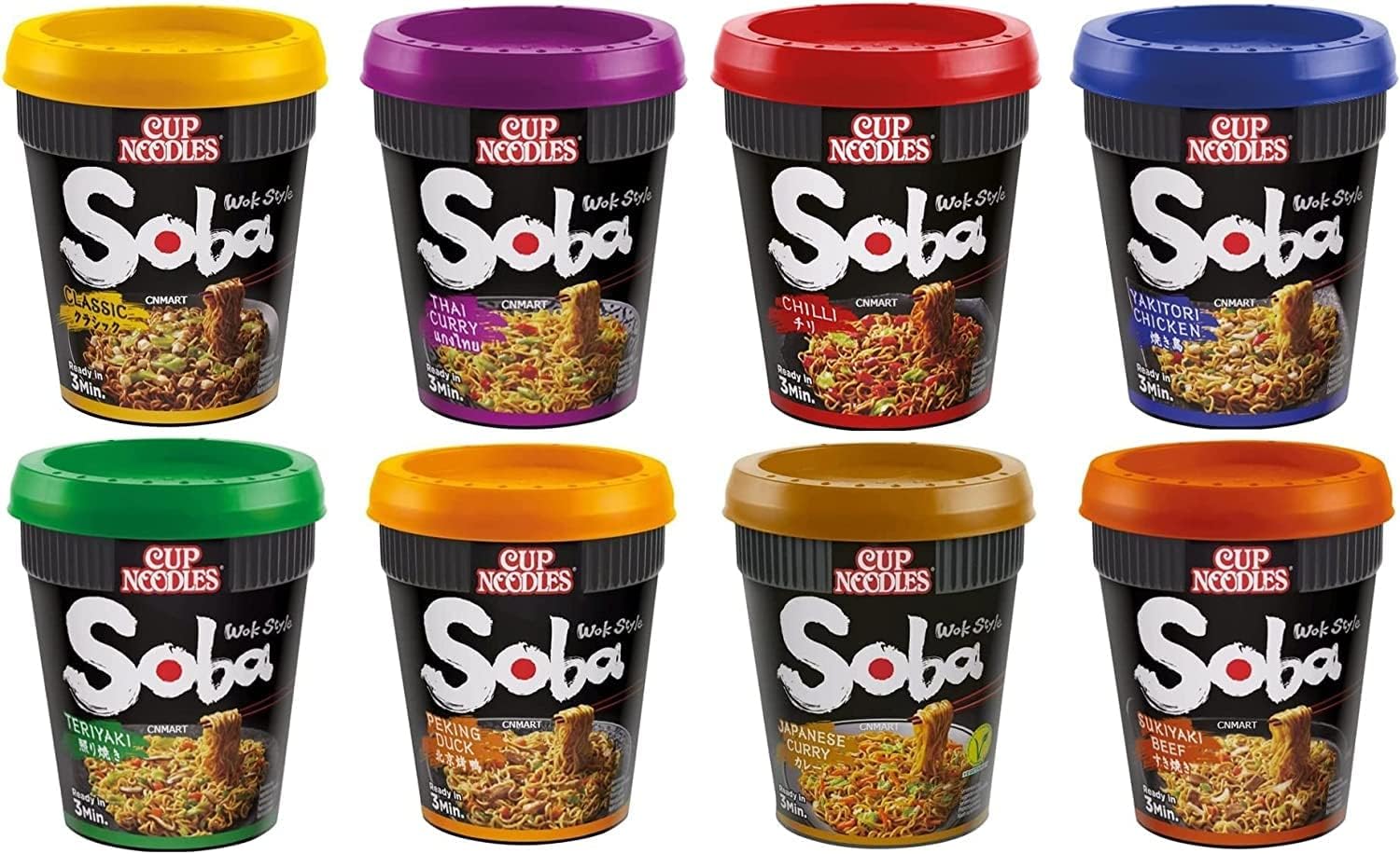 Customised Nissin Japanese Style Soba Classic Wok Noodle Pot Assorted ...