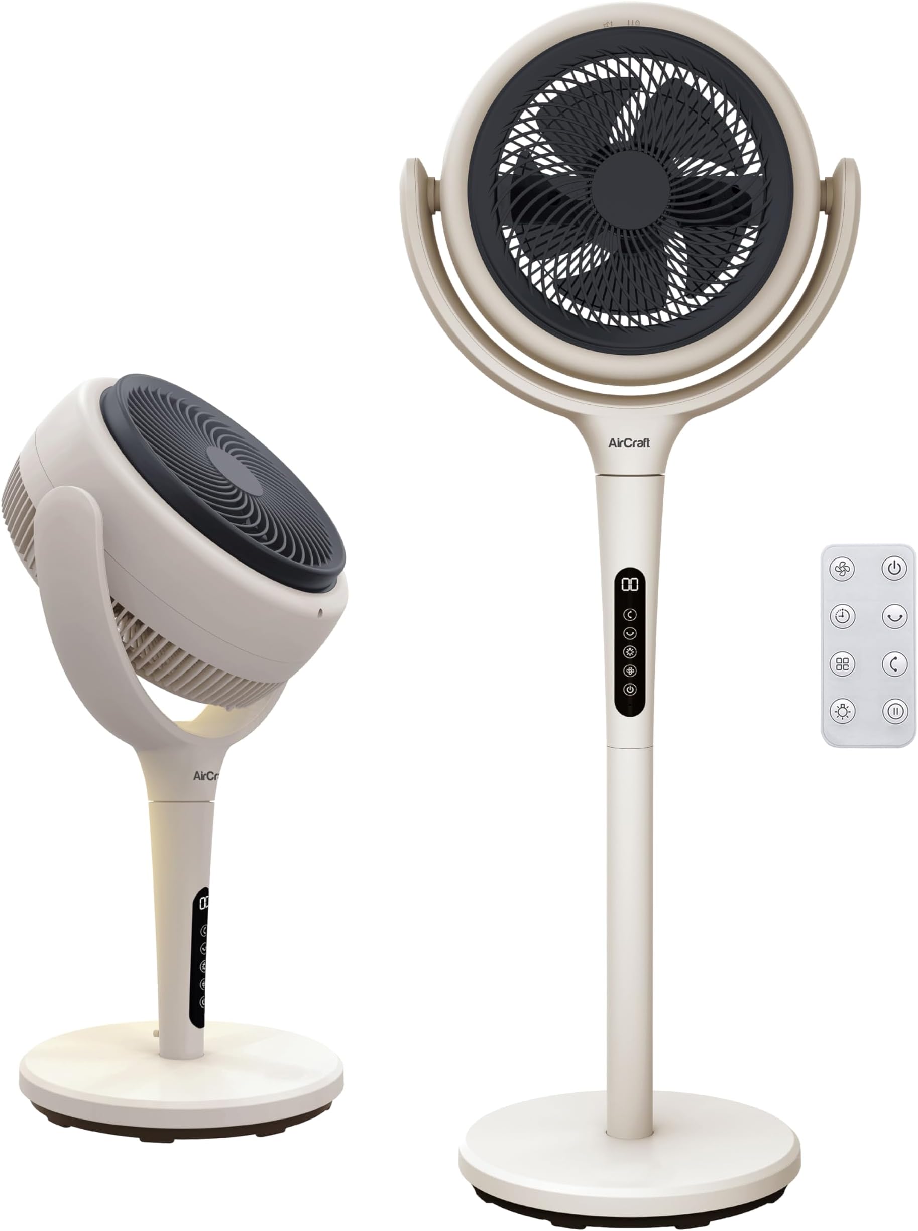 AirCraft Home, Lume Ultra Quiet Powerful Fan - Floor and Pedestal ...