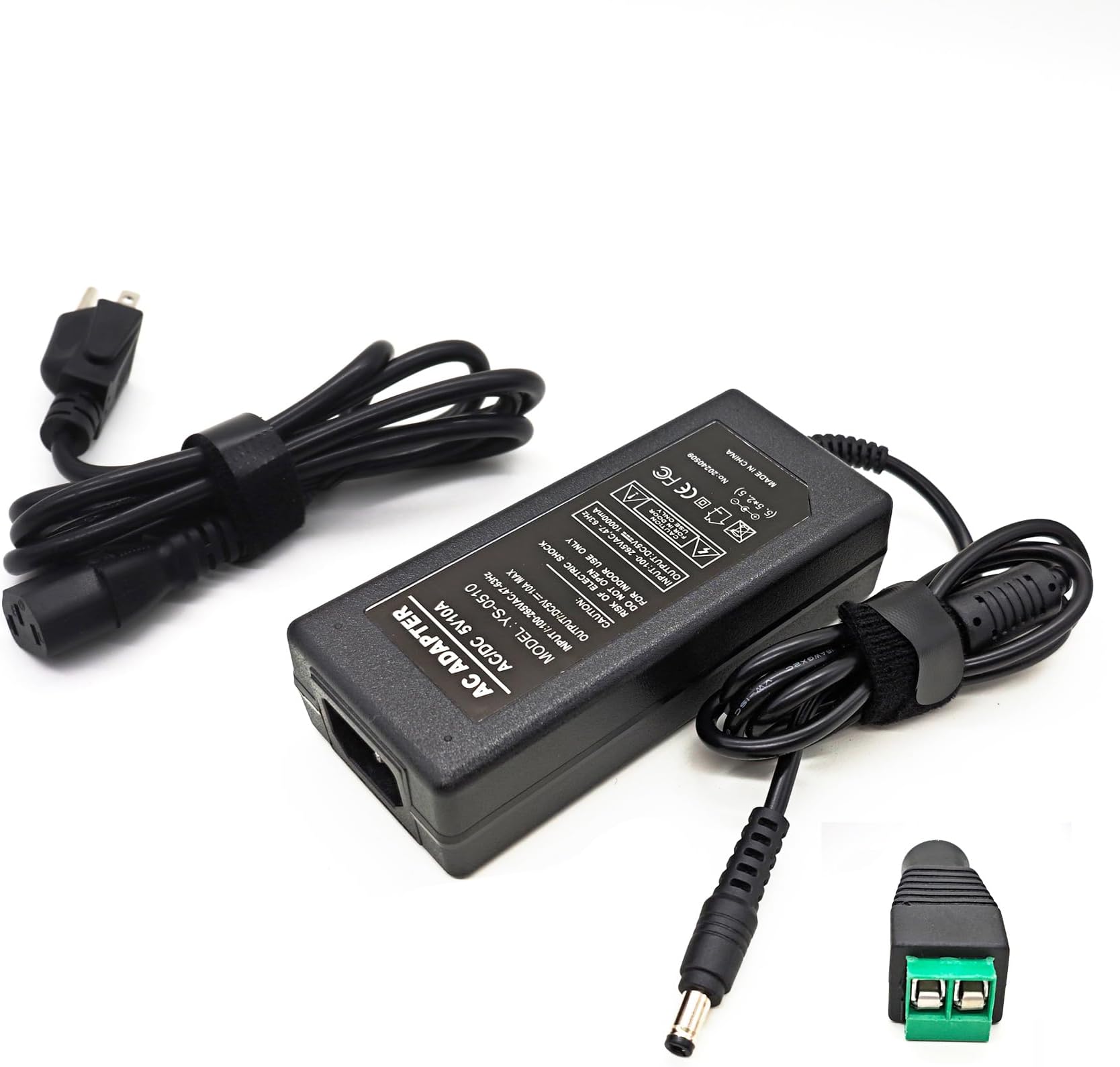 Amazon.com: 12V 10A Power Supply 120W 100V~240V AC to DC Adapter ...