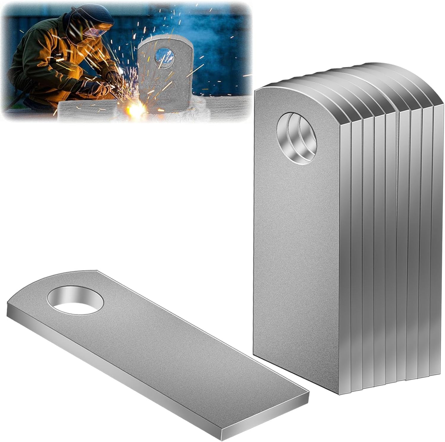 Amazon.com: OywhC Weld on Tabs, Steel Basic Weld Tab, Universal Weld on ...