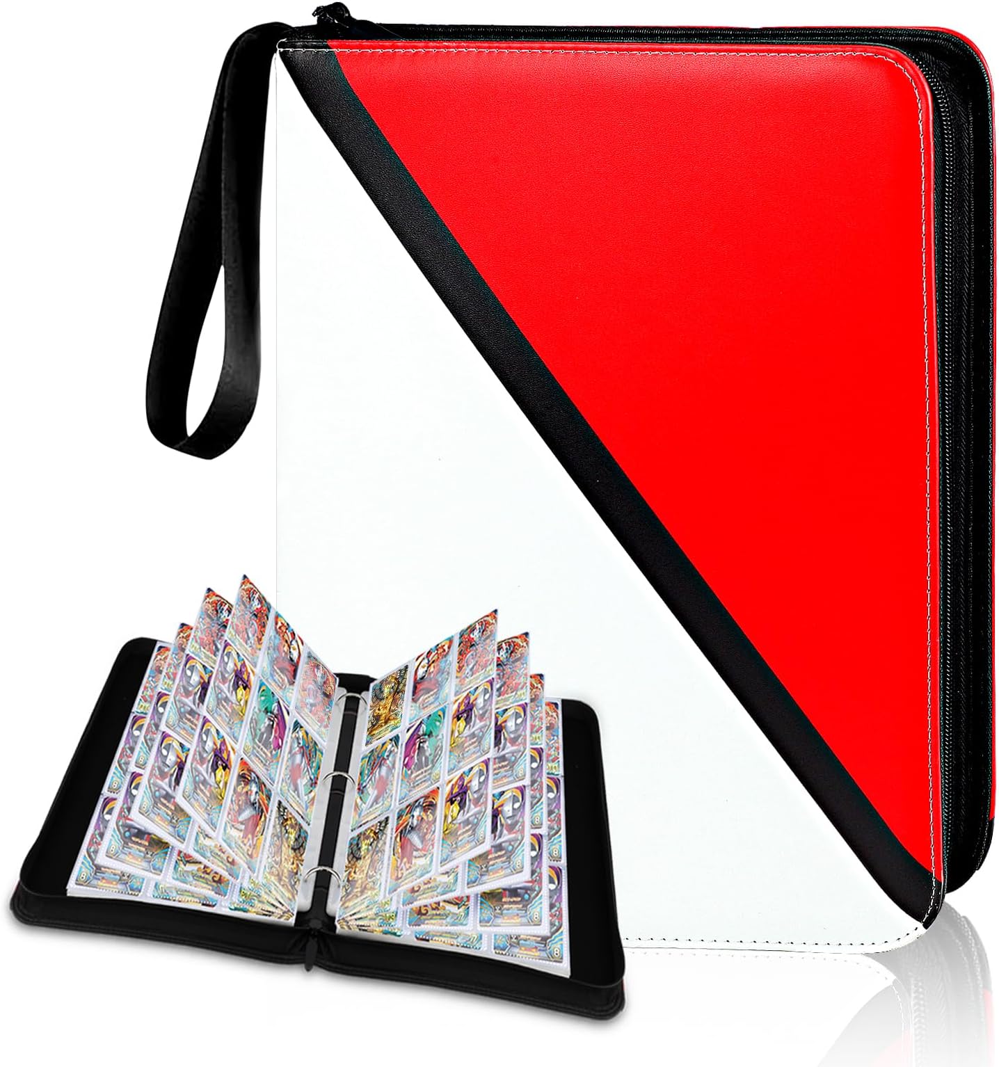 Amazon.com: Trading Card Binder Card Holder, 900 Cards with 50 ...
