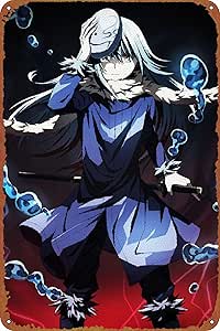 Amazon.com : rimuru tempest slime poster Retro tin Sign Wall Art Decor ...