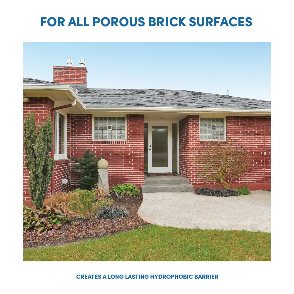 Rainguard Water Sealers Brick Sealer Spray, Penetrating Protection ...