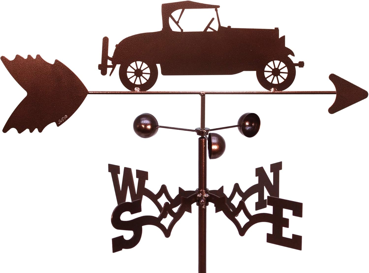 Amazon.com : SWEN Products Model A CAR AUTO Weathervane (Roof Mount ...