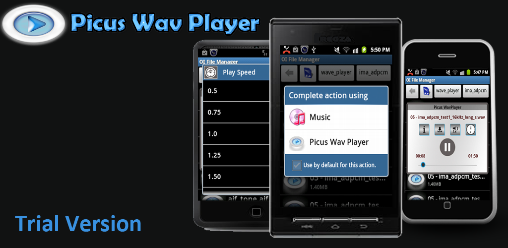 Aplicación Picus Wav Player Trial en Amazon Appstore