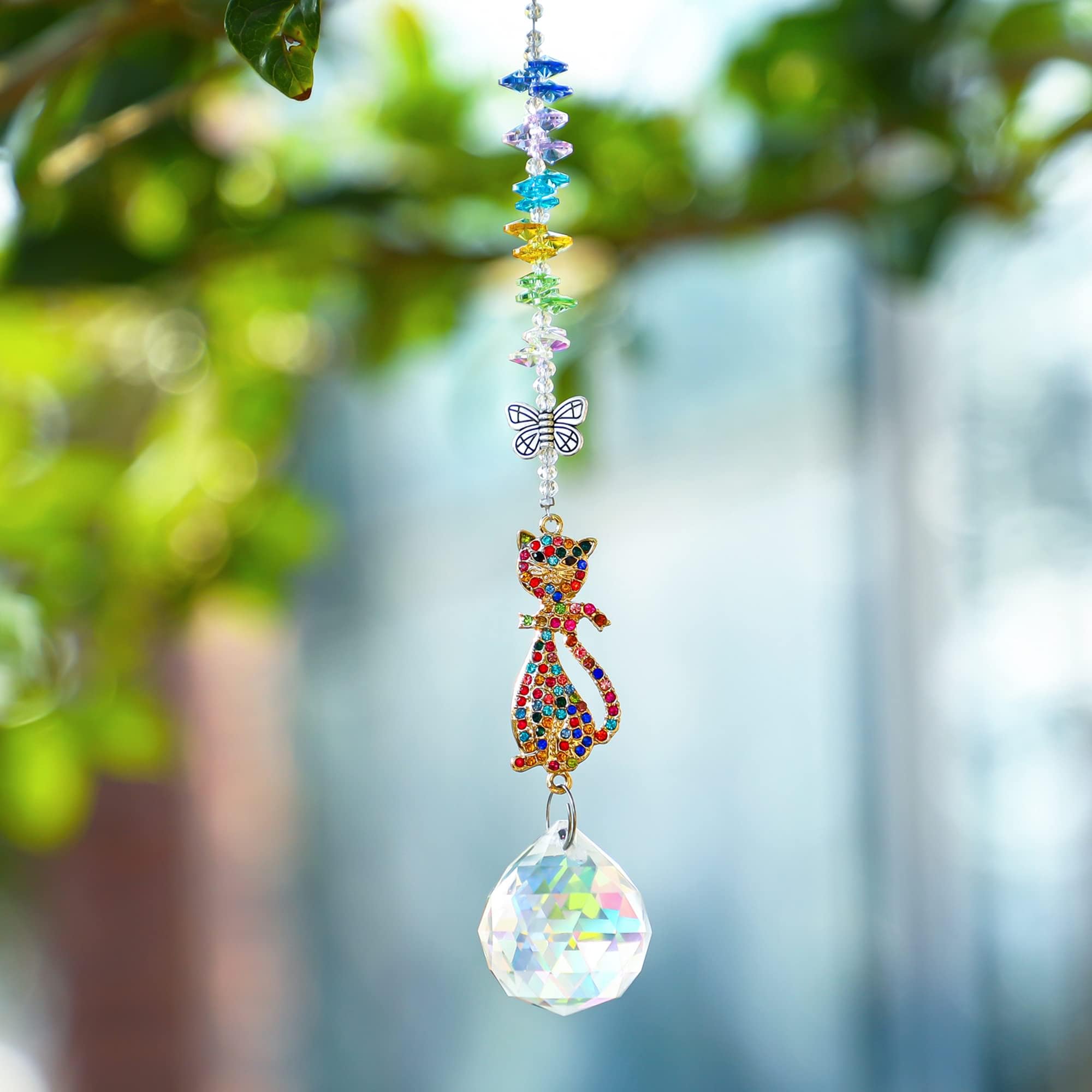 Amazon.com: Sun Catchers with Crystals,Sun Catchers Indoor Window ...