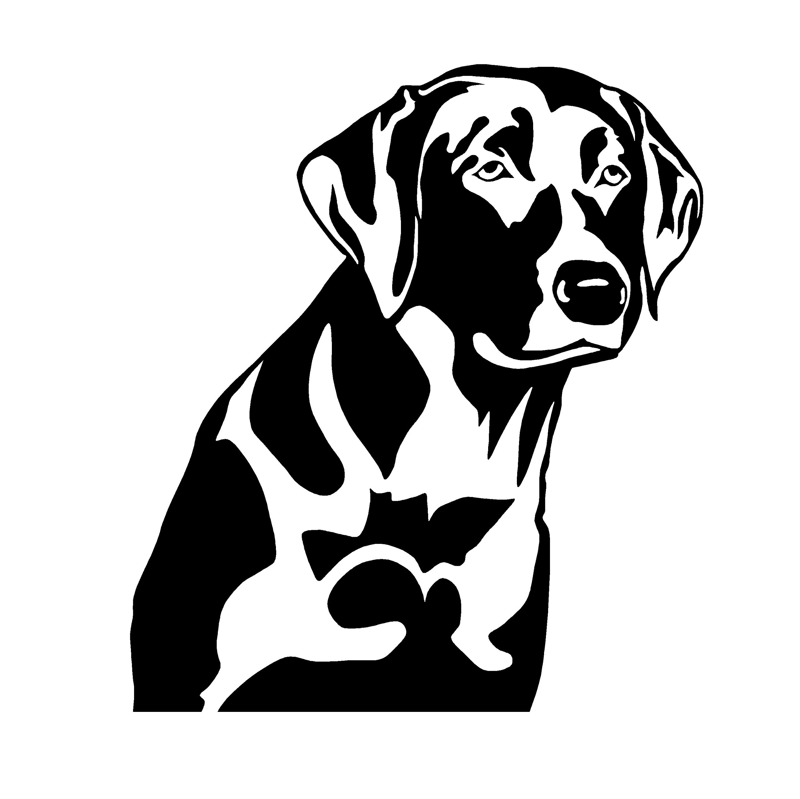 Lab Head Silhouette Decal