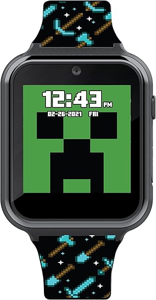Minecraft Touch-Screen Interactive Watch Black (MIN4081AC)