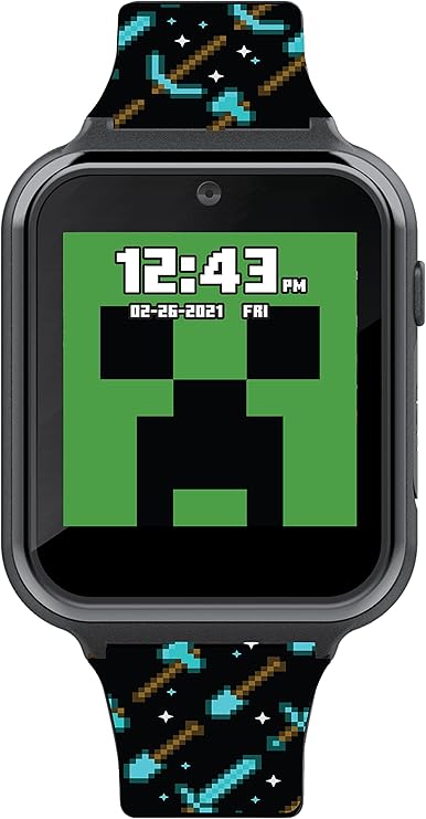 Minecraft Touch-Screen Interactive Watch Black (MIN4081AC)