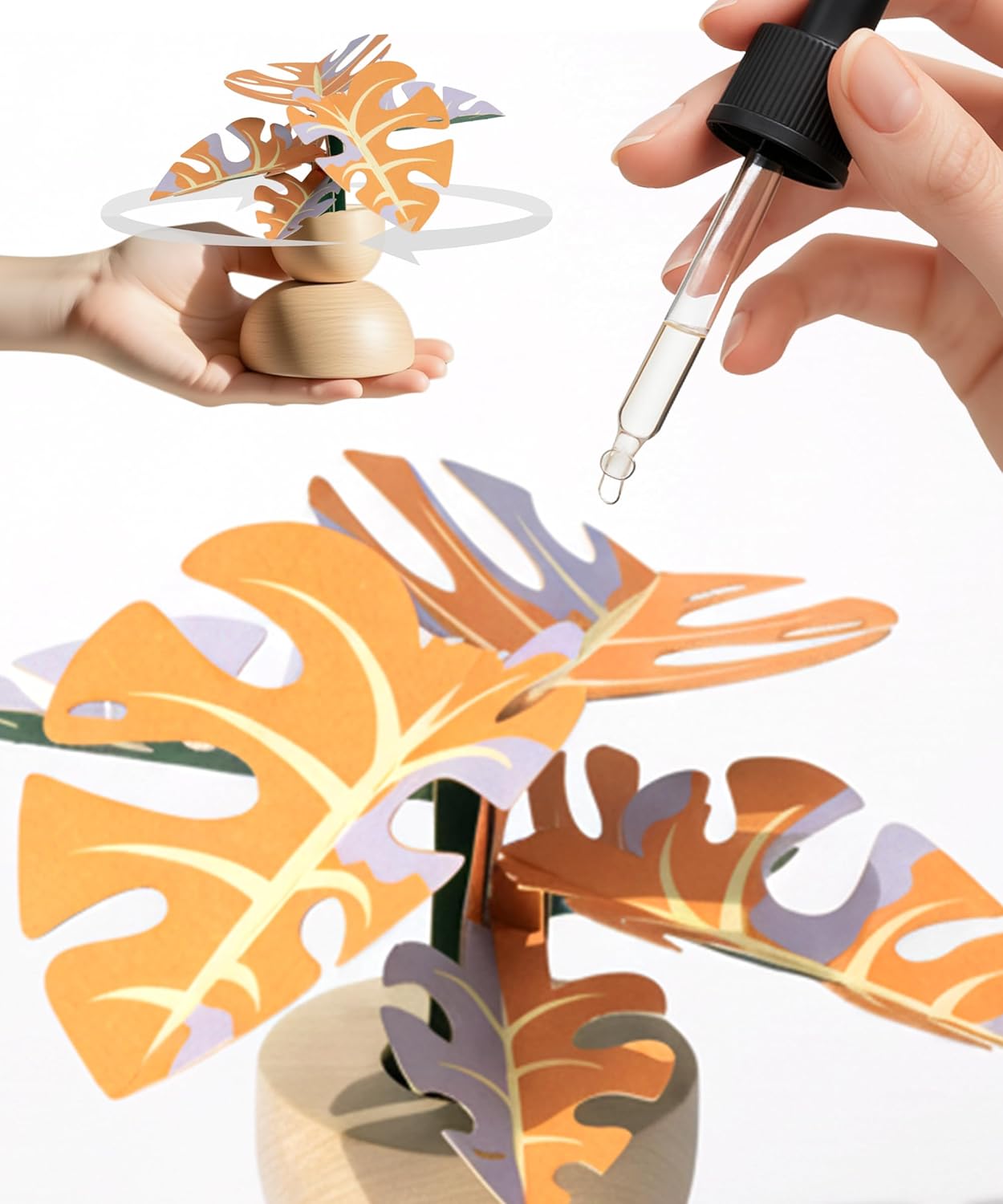 Amazon.com: Pulzents Spin Silent Rotating Passive Diffuser – Cordless ...