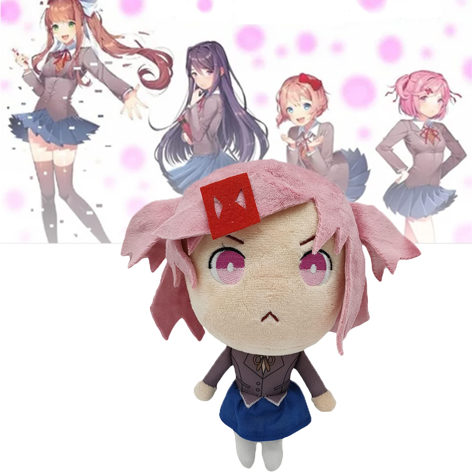 Doki Doki Literature Club Plush Cute Ddlc Sayori Yuri Natsuki ...