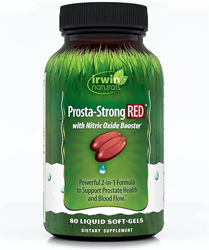 Amazon.com: Irwin Naturals Prosta-Strong Red Supplement, 80 Count ...