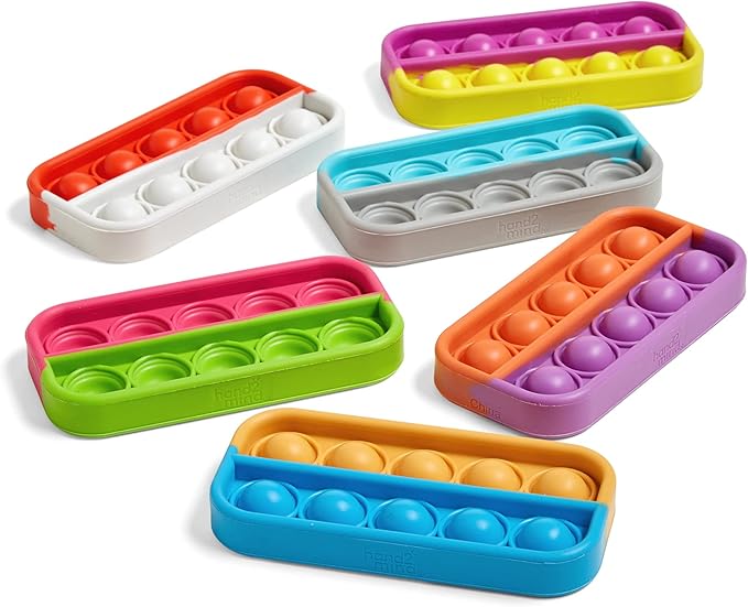 Amazon.com: hand2mind Ten Frame Sensory Bubble Poppers, Push Pop Fidget ...