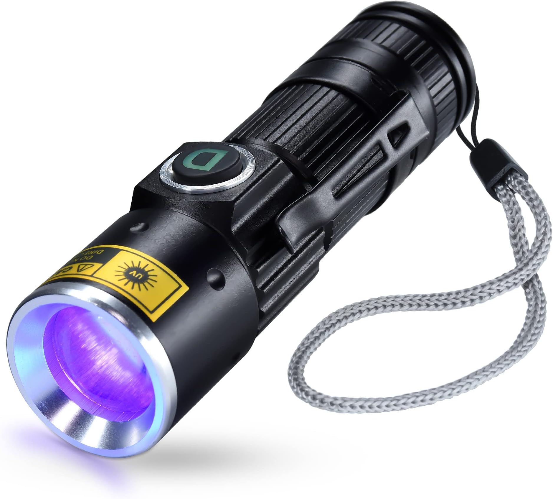 Linterna UV, Linterna de luz UV de 100 LED con Gafas de Protección UV ...