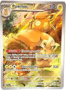 Pokemon - Pawmot 209/198 - Scarlet & Violet - Illustrator Rare - Holo ...