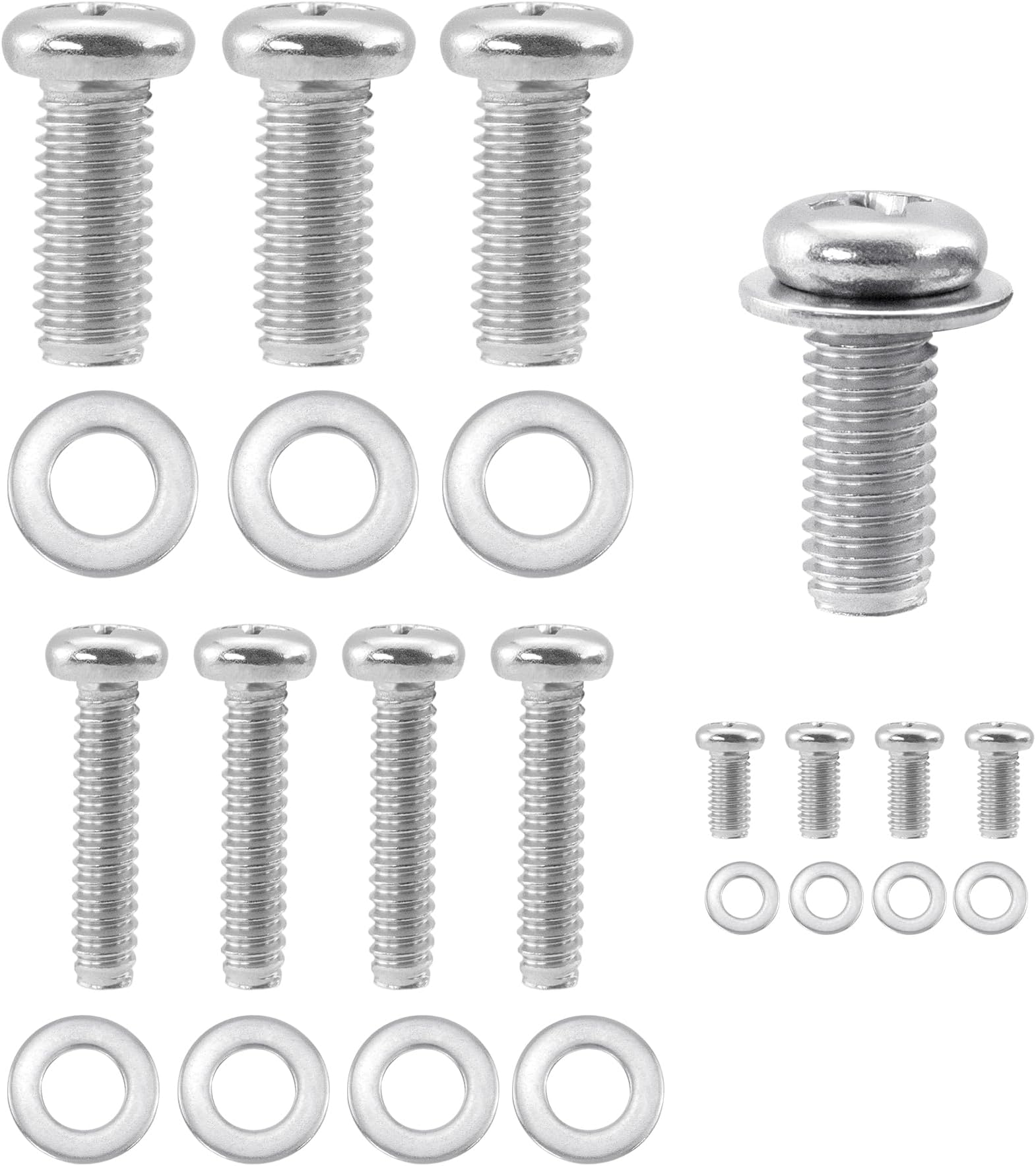 Black VESA TV Wall Mount Bracket Phillips Screws Bolts for Samsung ...