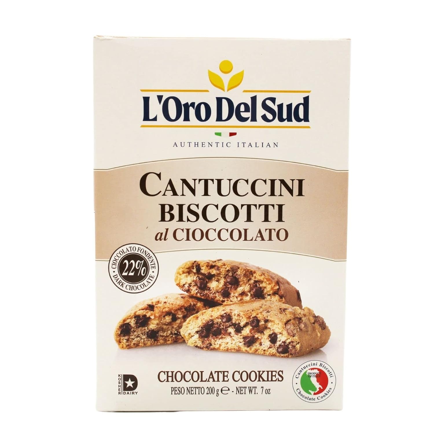 Amazon.com : Chocolate Biscotti, Cantuccini d'Abruzzo, Italian Cookies ...