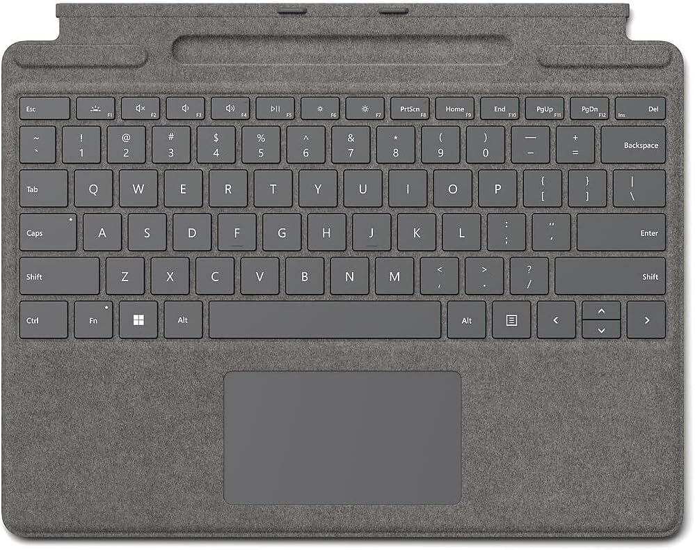 Amazon.com: Microsoft Surface Pro Signature Keyboard - Platinum ...
